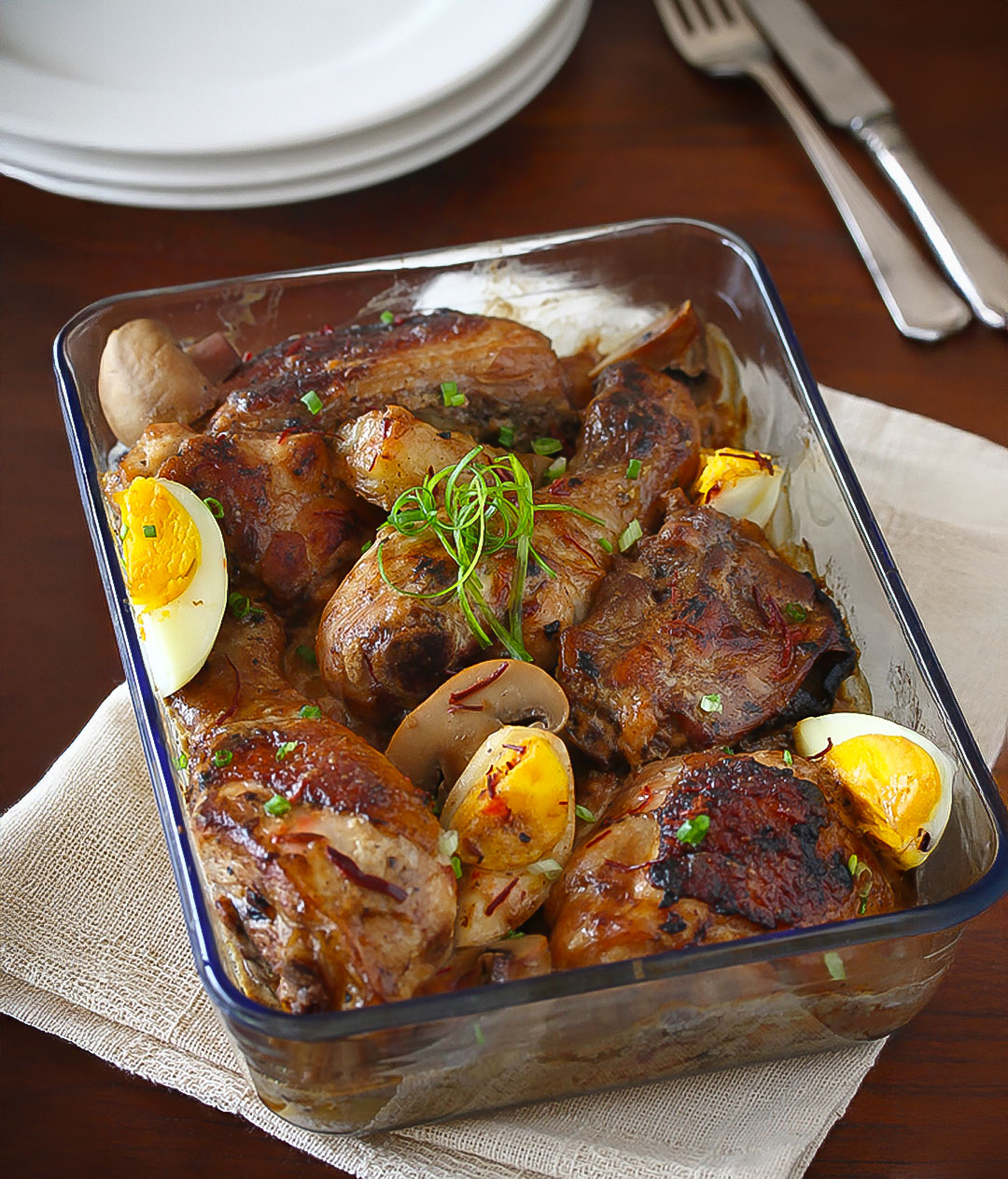 Macanese Coconut Saffron Chicken - Honest Cooking Magazine