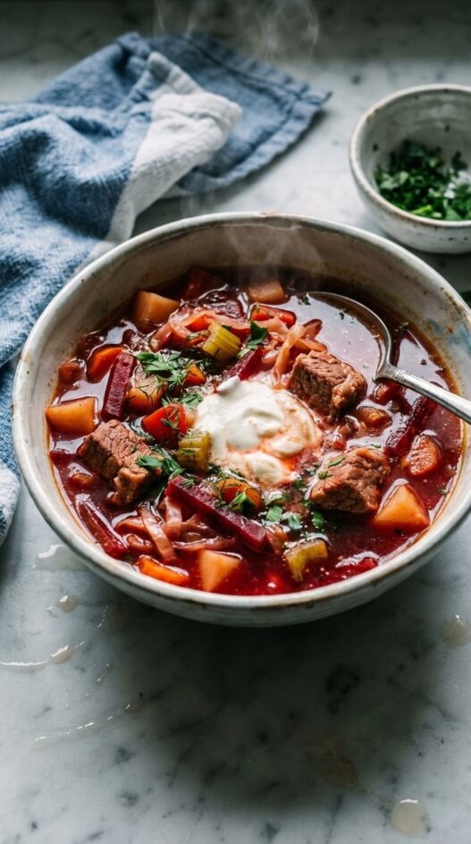How to Make Ukrainian Borscht - Honest Cooking Magazine