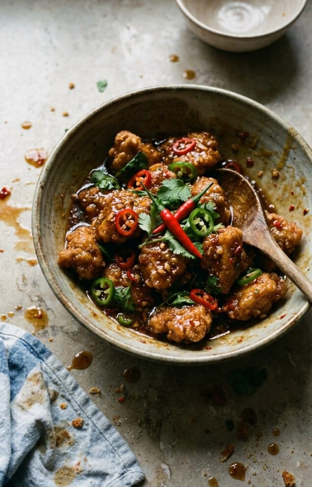 Kolkata-Style Spicy Chili Chicken - Honest Cooking Magazine
