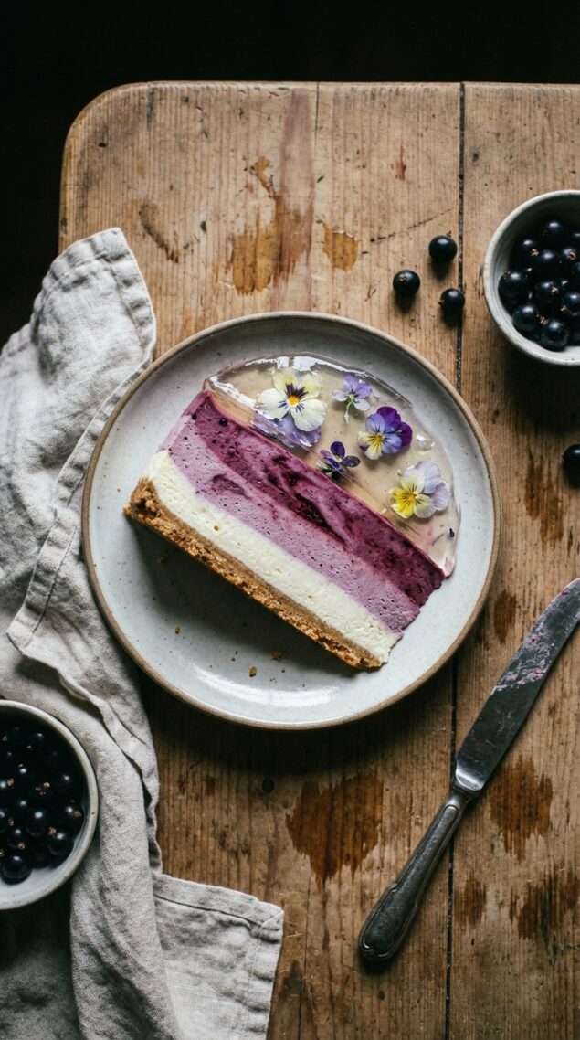 Cassis Mousse Cake