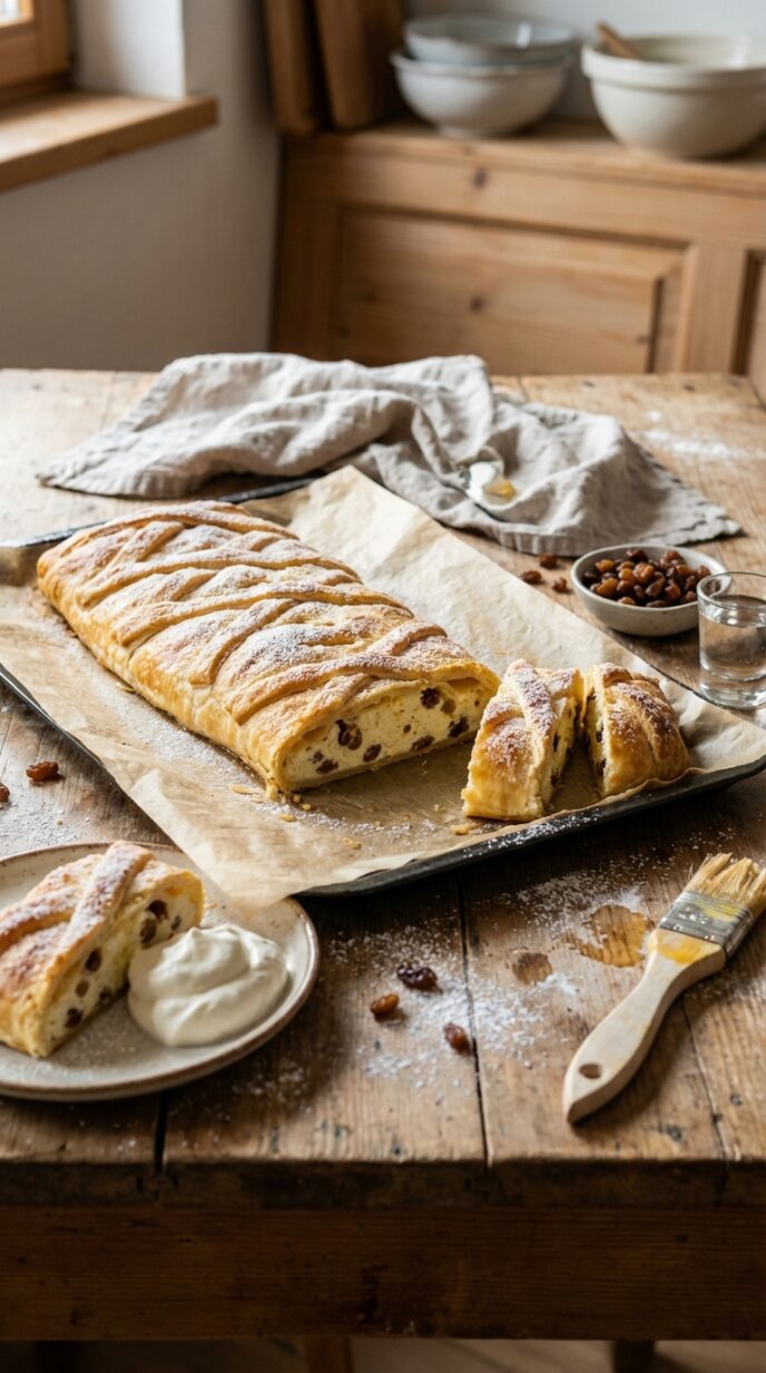Strudel di Ricotta — Italian Ricotta Pastry Recipe