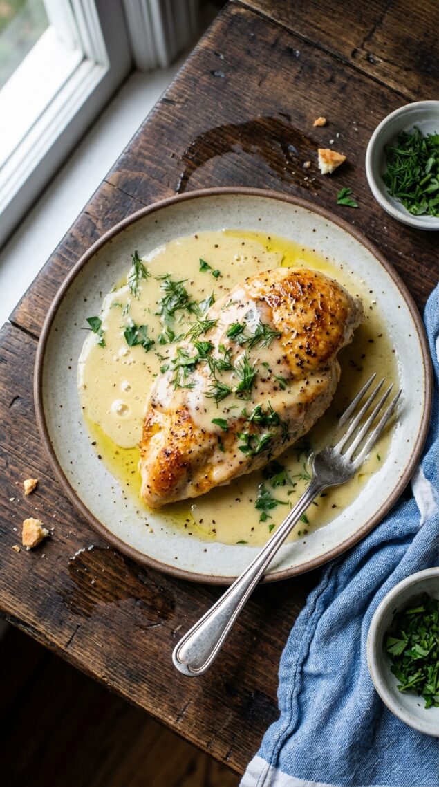Greek Chicken Avgolemono - Honest Cooking Magazine Recipe