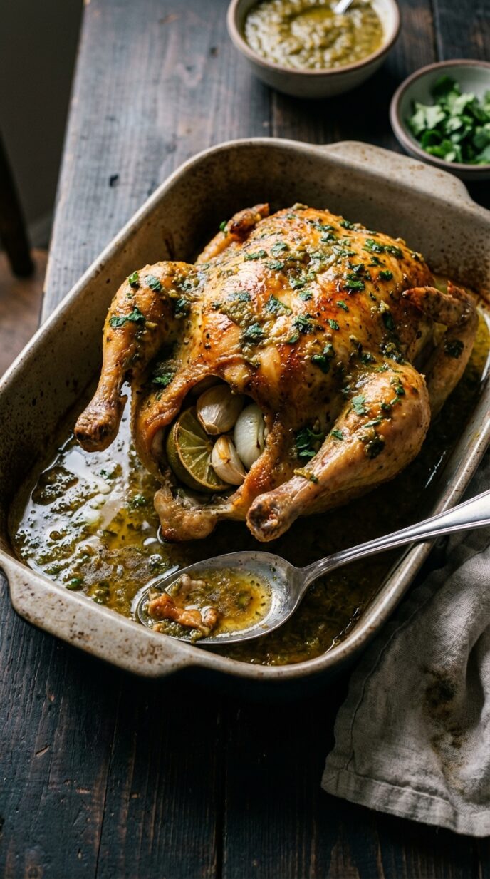 Homemade Mexican-Style Roast Chicken Recipe - Honest Cooking