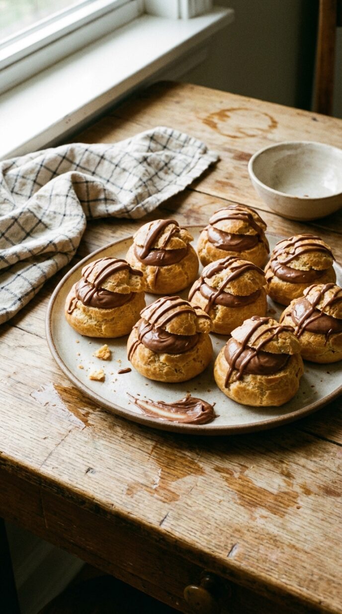 Nutella-Filled Cream Puffs