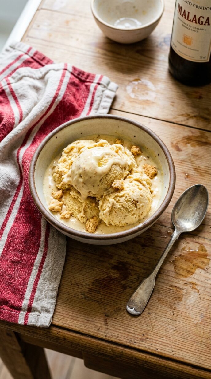 Turrón Ice Cream, Spanish Almond Nougat Recipe