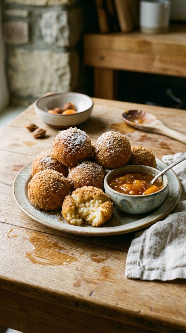 Sweet Dessert Arancini: Fried Italian Rice Pudding