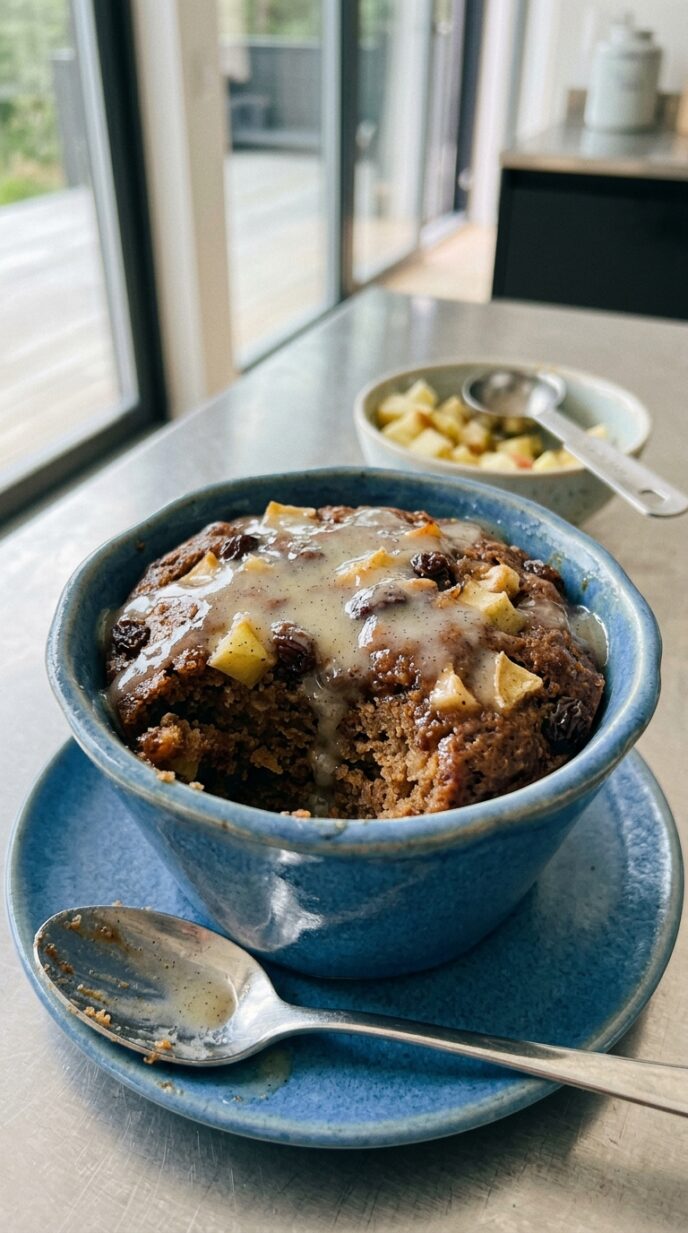 Steamed Suet Pudding Recipe with Vanilla Sauce